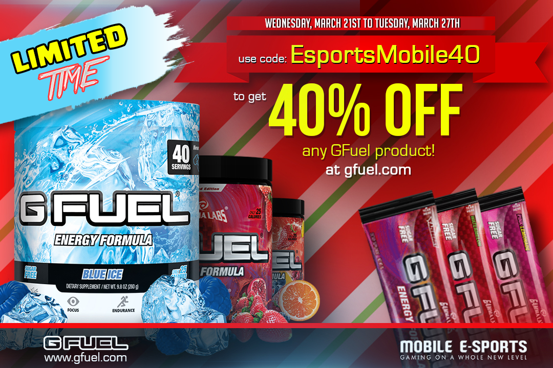 G FUEL Sale – Get 40% Off Your Purchase (From March 21st – March 27th ...
