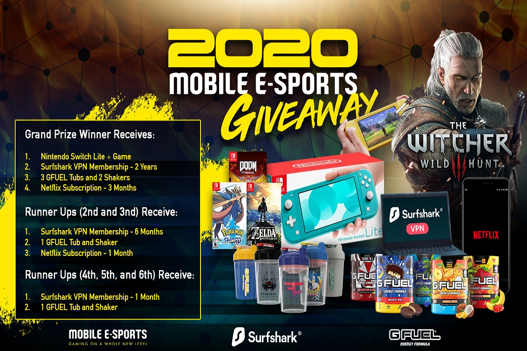 The 2020 Giveaway – Win A Nintendo Switch, G FUEL, & More! | MOBILE E ...