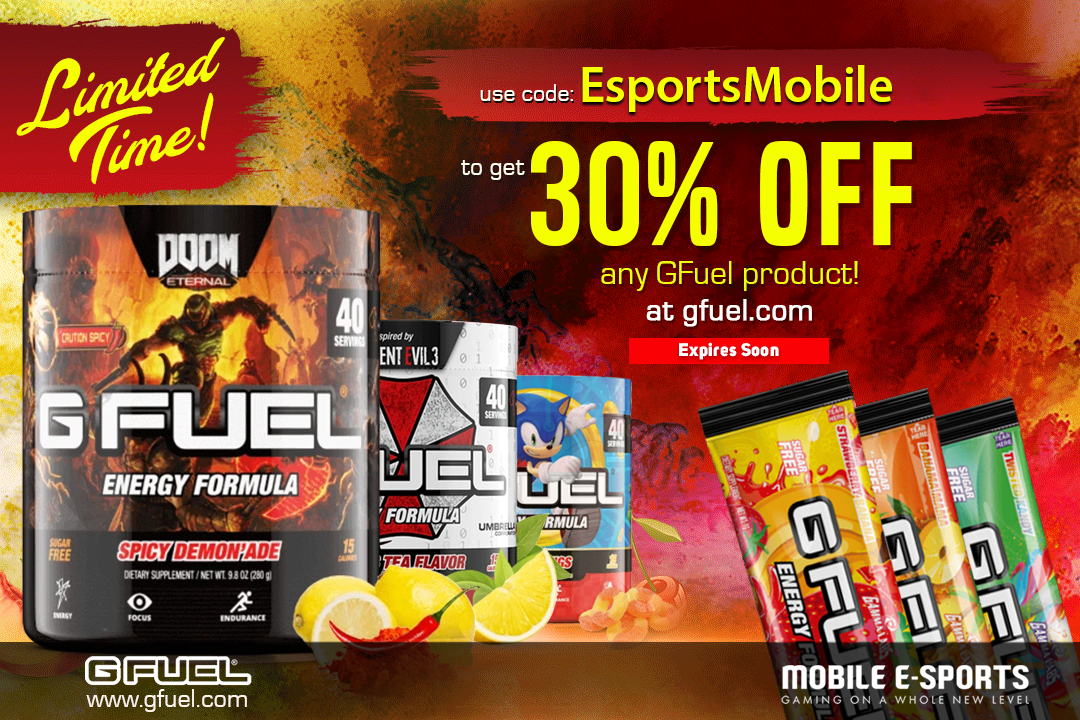 G FUEL November Sale – Get 30% Off Your Purchase! | MOBILE E-SPORTS®